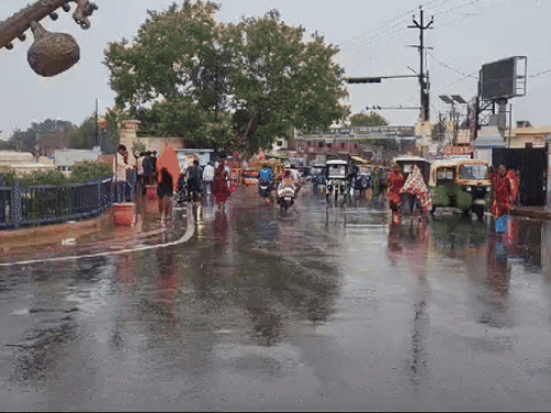 Waterlogging in colonies after rain in Ayodhya