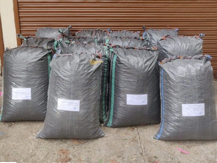 Action of Narcotics Department in Nimbahera | बाड़े से 263 किलो डोडा ...