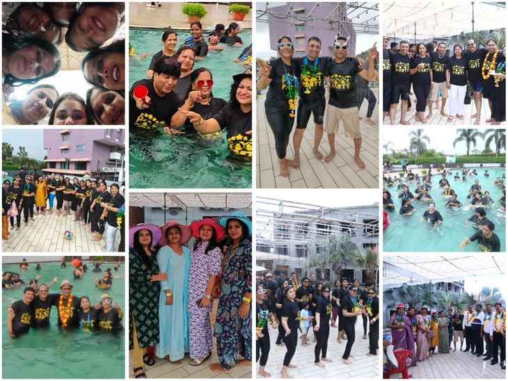 Indore's Agrasen Club's pool party created a buzz | इंदौर के अग्रसेन ...