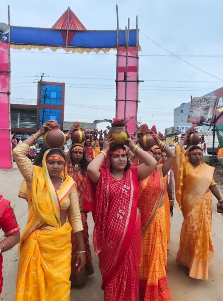 Rath Puja Committee took out Kalash Yatra | रथ पूजा समिति ने निकाली कलश ...