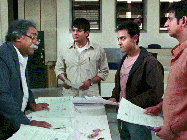 The Academy Oscar shares Aamir Khan 3 Idiots scene on its official ...