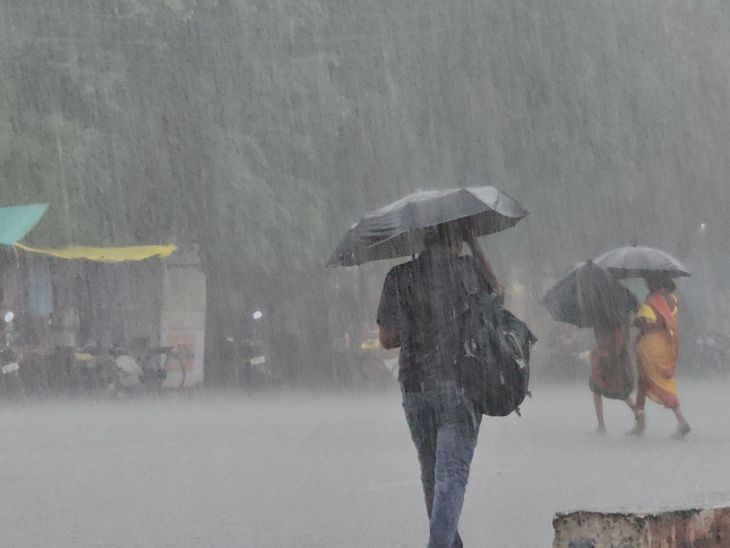 An hour of rain provided a balm to the sting of the heat, every section ...