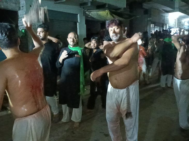 Duldul procession took place on the fifth Moharram in Chandauli ...