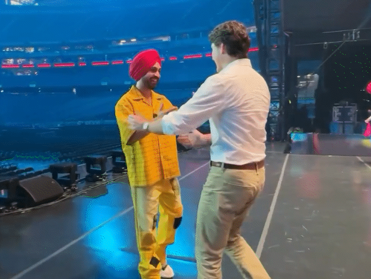 Justin Trudeau arrived at Diljit Dosanjh's concert in toronto canada