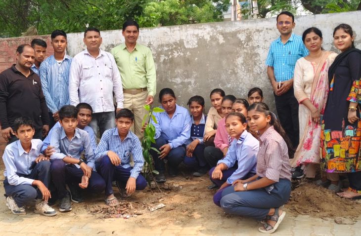 The new academic session was started by planting a tree on the arrival ...