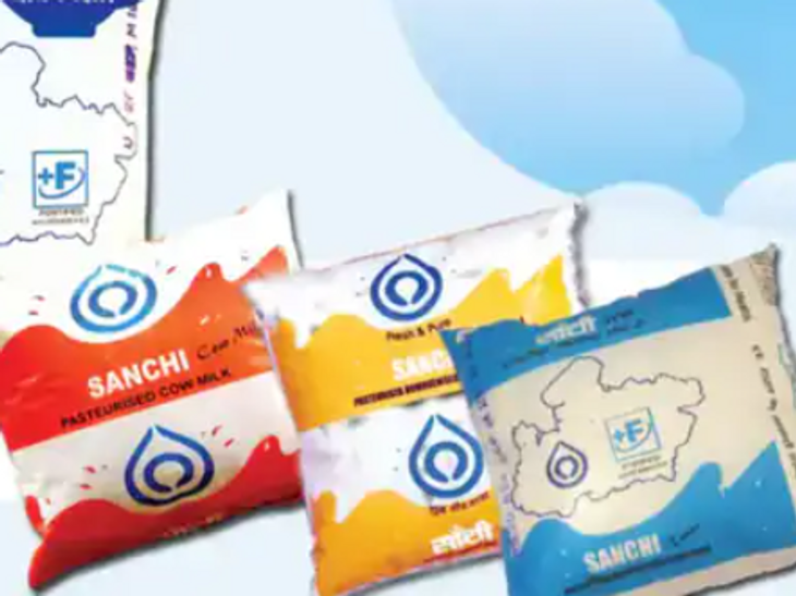 Protest against hike in Sanchi milk prices in MP | एमपी में सांची दूध ...