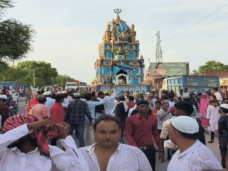 Tajia procession took place on Muharram in Kanpur