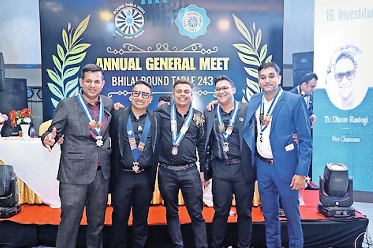 Naman Kothari became the new chairman of Bhilai Round Table | भिलाई ...