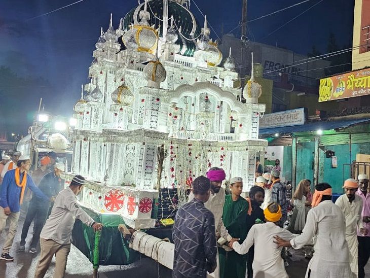 Tajia procession on Muharram in Bhilai till 12 midnight | मोहर्रम पर ...