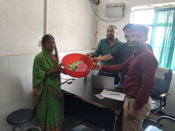 MMDP kit given to 3 filaria patients in PHC | पीएचसी में 3 फाइलेरिया ...