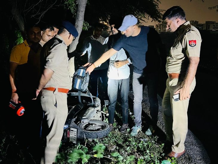 Noida police encounter with criminals of Thak-Thak gang | नोएडा पुलिस की ठक-ठक गिरोह के बदमाशों ...