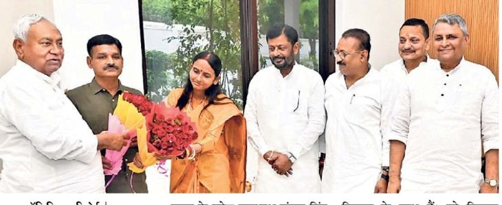 Shankar Singh, who won from Rupauli, met the Chief Minister and told ...