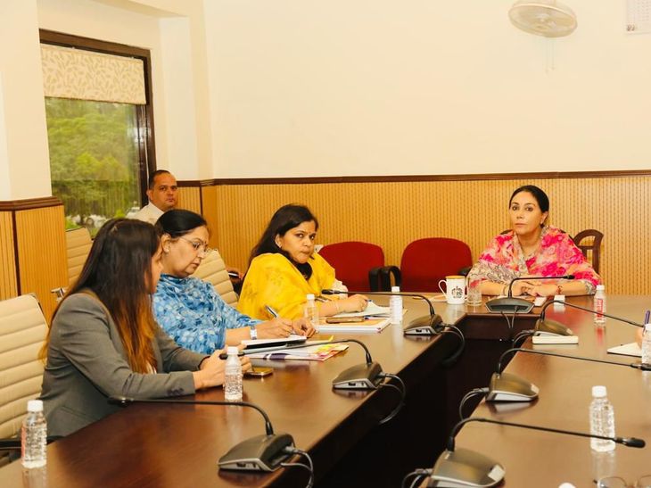 Rajasthan News, Deputy Chief Minister Diya Kumari took a meeting ...