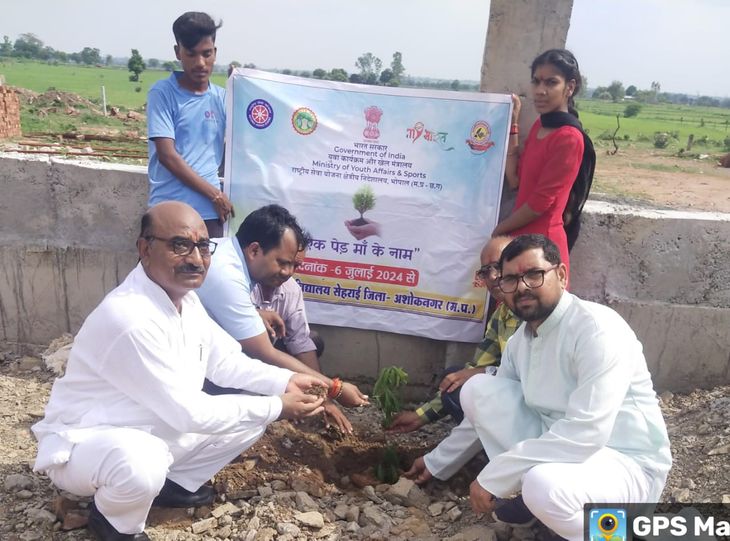 Rashtriya Seva Yojana students planted trees under the banner of One ...