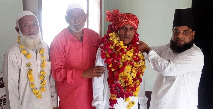 Garhi Muslim community welcomed Haj pilgrims