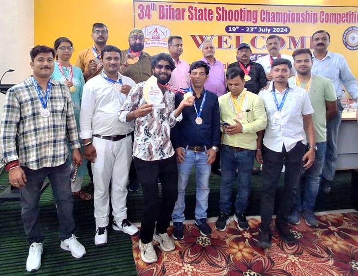 Munger won 25 medals including 10 gold medals in Bihar State Shooting ...