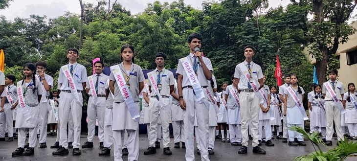 Saransh Sidar was appointed as the Head Boy and Garima Patel as the ...