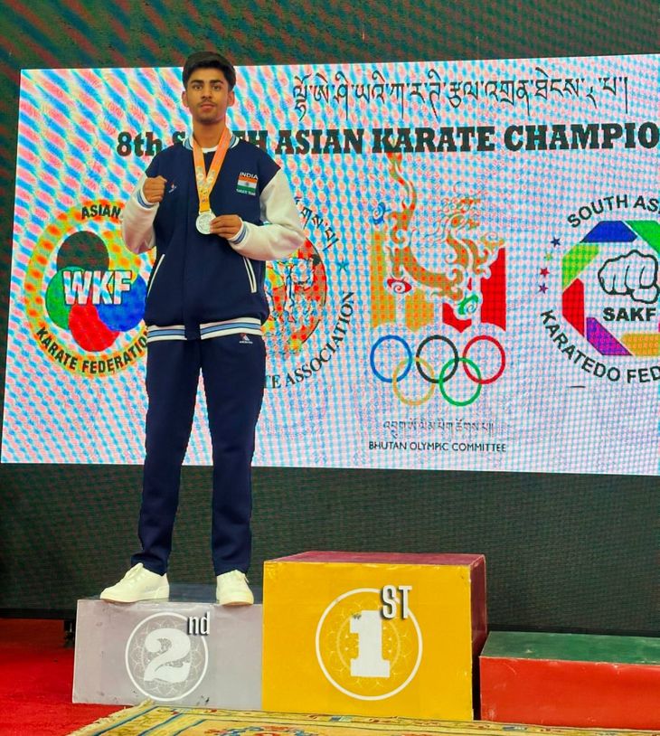 Abhira Bhati won silver in South Asian Championship