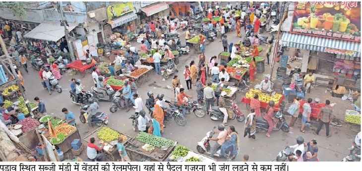 Chaos of vendors in the markets: Permission to set up only one cart ...
