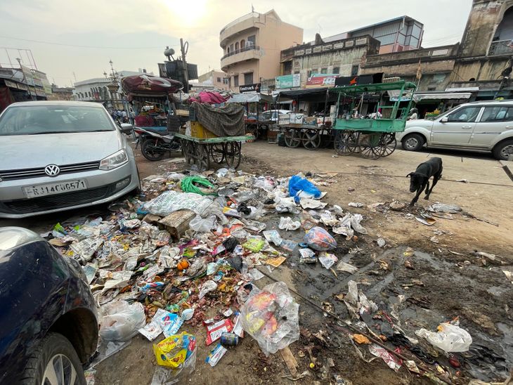 The cleanliness system is good near the residences of the officers in ...