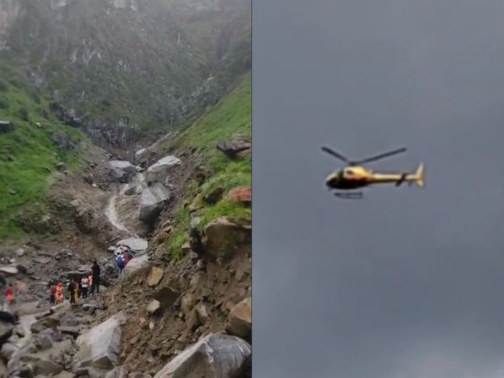 48 devotees from Shivpuri were trapped due to cloudburst on the ...