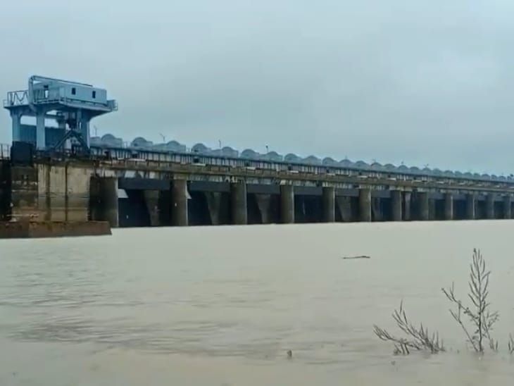Chhattisgarh Dhamtari rain Gangrel dam water level increased ...