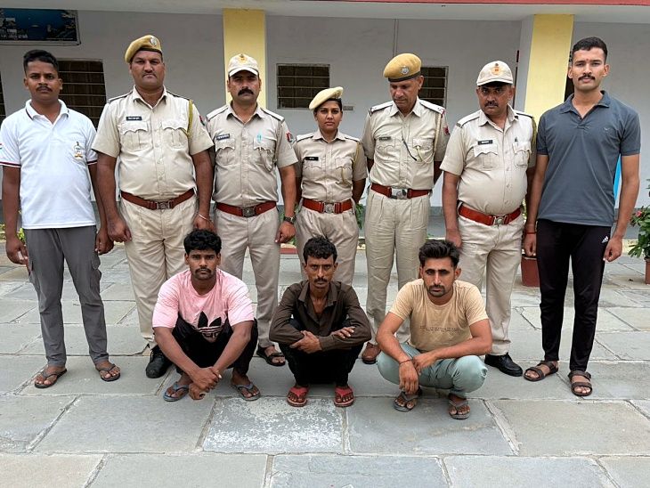 Three members of a gang of thieves arrested