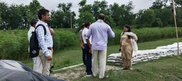 The SDO will take over the land which is getting submerged in the river ...