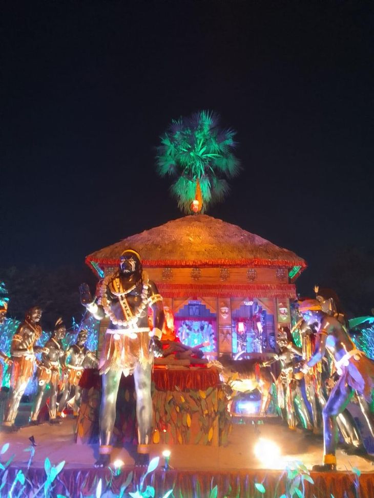 A pandal will be built based on the theme of the biography of the ...