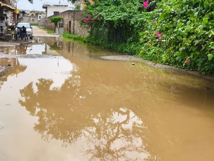 There is no drainage of rainwater in Raniwada | रानीवाड़ा में बरसाती ...