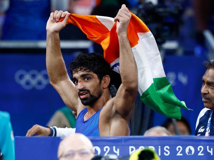 Aman Sehrawat Wrestling Bronze Medal | Paris Olympics 2024