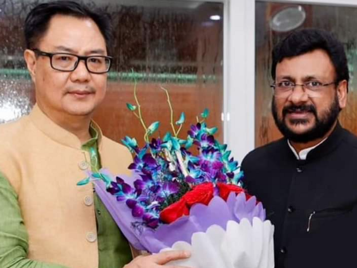 Shadab Shams met Kiren Rijiju