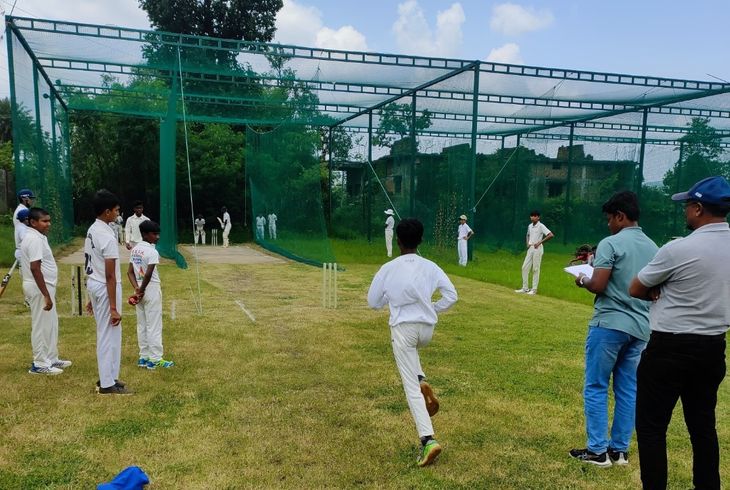 23 players from Charama are participating in cricket trials