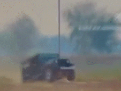 Minor did a stunt, fined Rs 35,000 Thar car blown in the air, even the ...