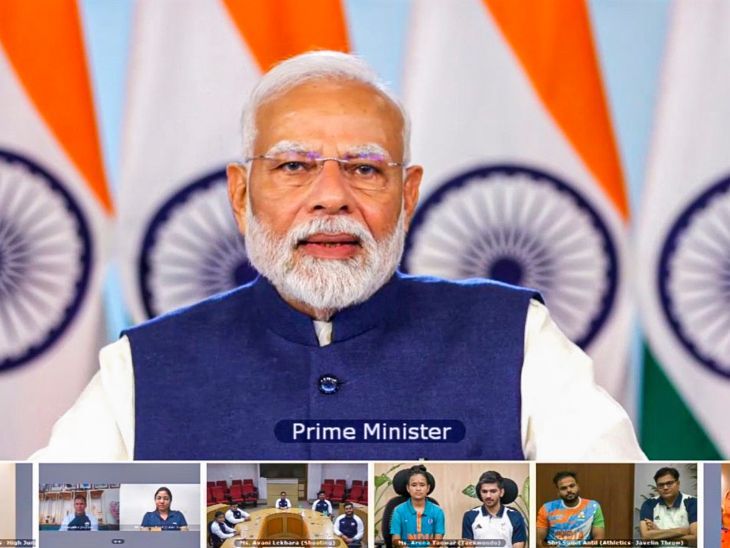PM Modi told Paralympic athletes Avani Lekhara Sheetal Devi