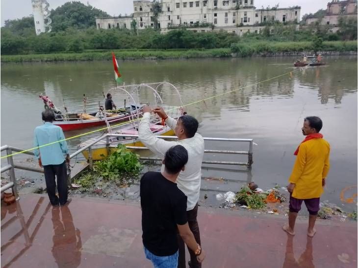 Resolution to clean Gomti on Rakshabandhan in Lucknow | लखनऊ में रक्षाबंधन पर गोमती सफाई का लिया ...