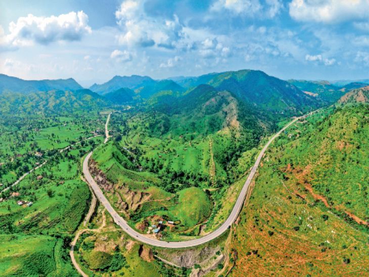 Despite normal rainfall, Udaipur hills are covered in deep greenery ...
