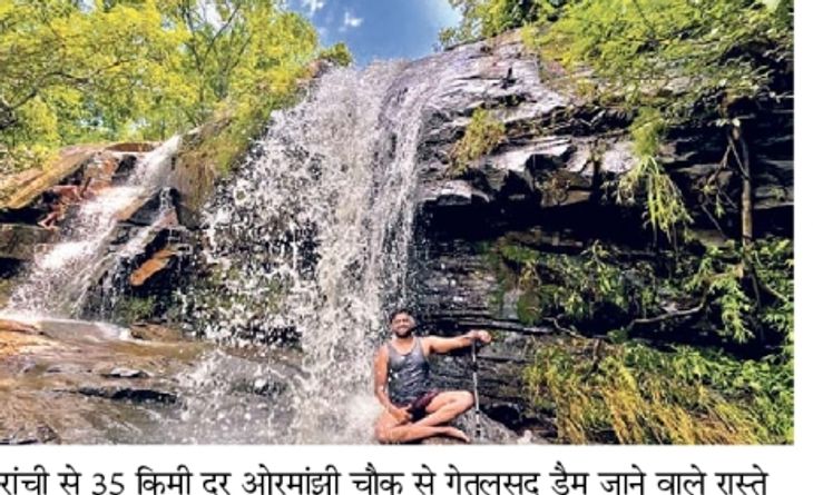 Jugalbandi of waterfall and peacock in the middle of the forest | जंगल ...