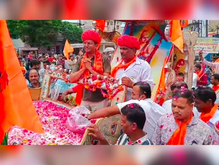 Dharnidhar Bhagwan's birth anniversary celebrated in Begu | बेगूं में ...