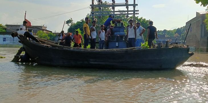 New transformers installed in place of burnt ones through boats in ...