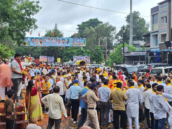 Processional ceremony of Yadav community on the occasion of Janmashtami ...