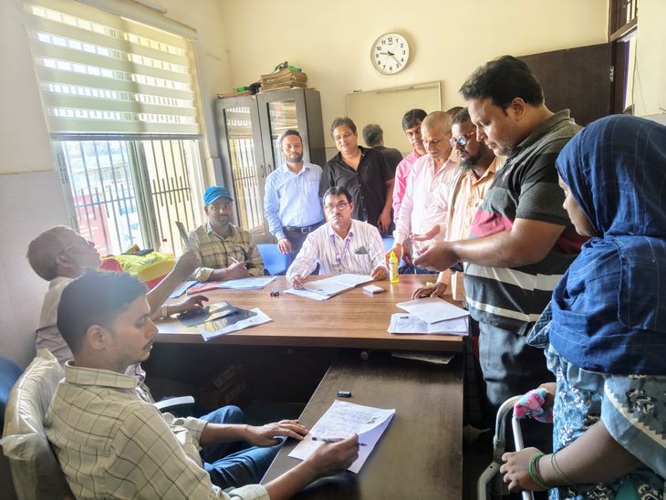 68 Divyangs were examined in the assessment camp for Divyangjans, the ...