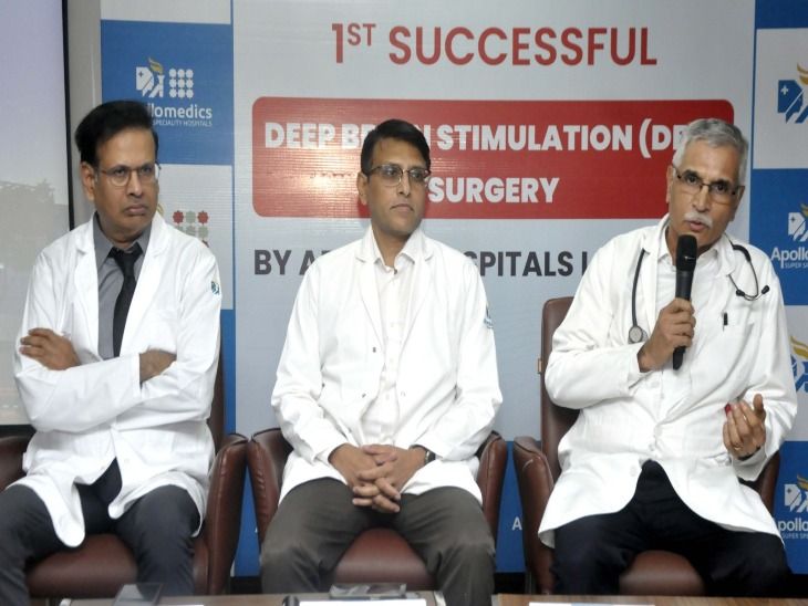 Lucknow - Got rid of Parkinson's by putting a pacemaker in the brain ...