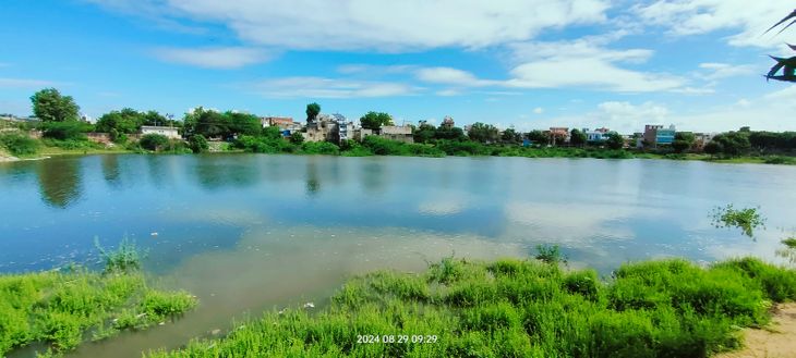 Water inflow of Luni river continues in Jaswant Sagar dam on the third ...