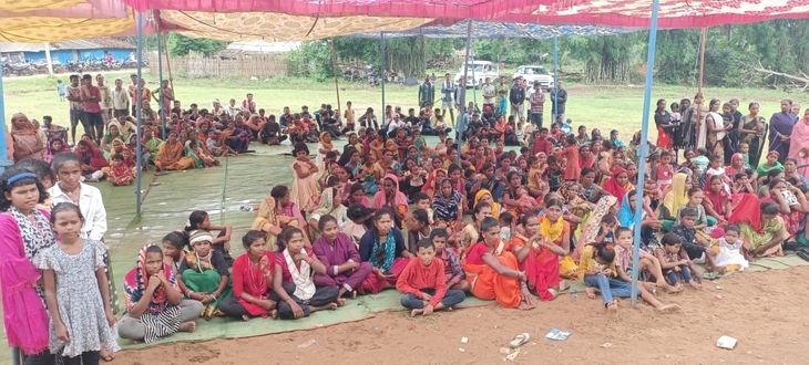 PDS godown, Anganwadi, Ghotul and Rangmanch shed were inaugurated ...