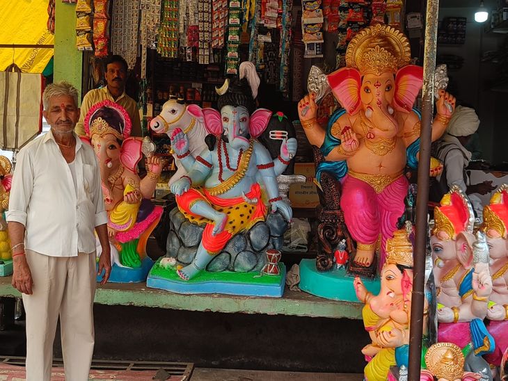 People are busy preparing for Ganpati festival | गणपति उत्सव की तैयारी ...