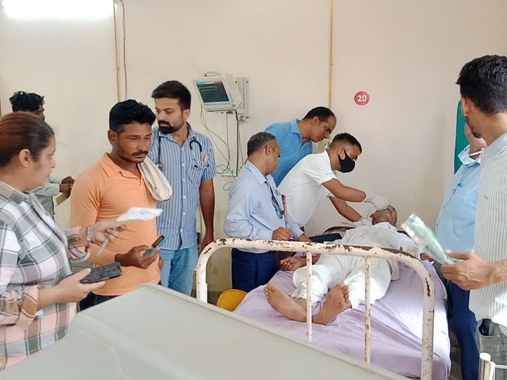 The health of the elderly deteriorated while spraying. The relatives ...