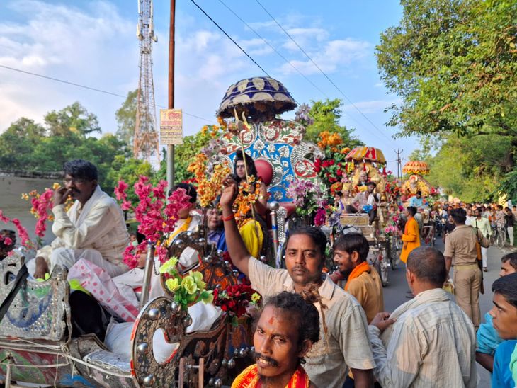 Kajari Teej Shiva Parvati marriage festival organized in Masauli ...