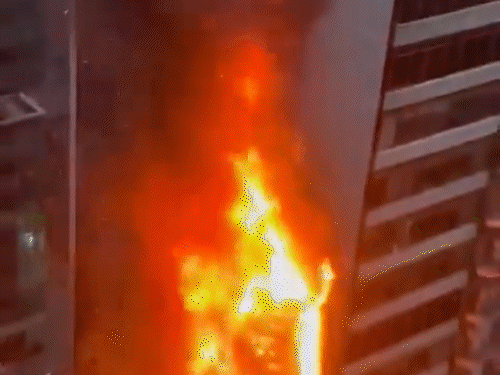 Mumbai Times Tower Building Fire Accident Photos Update | Lower Parel's ...