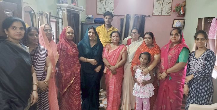 Digambar Jain community celebrated Rot Teej festival in Bayana ...